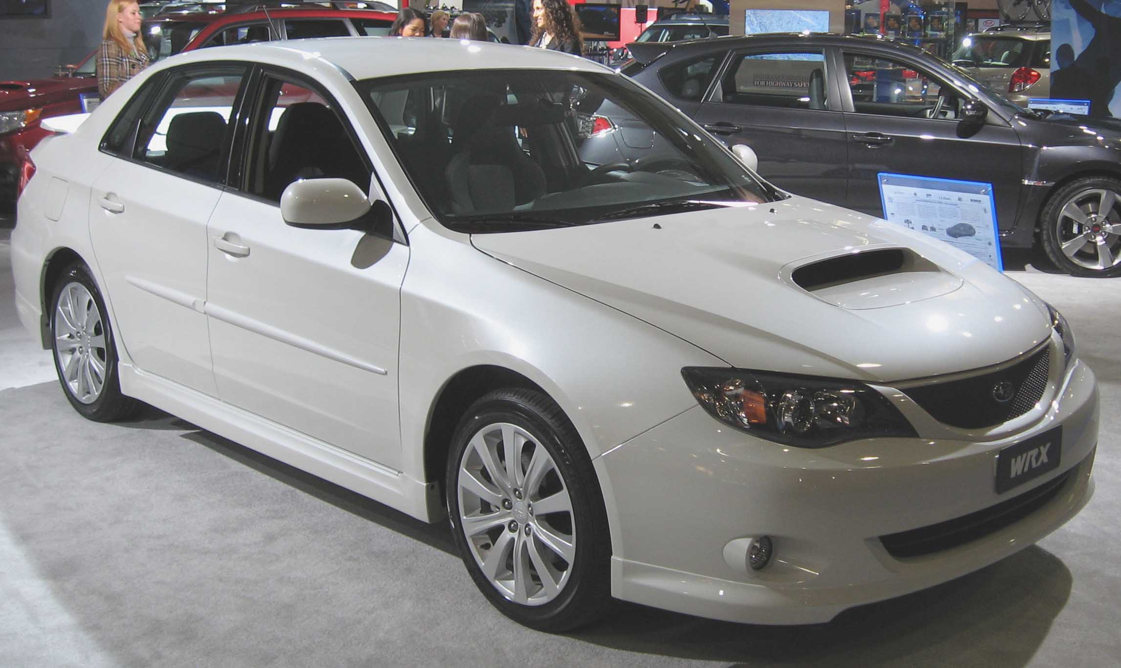 Subaru WRX technical specifications and fuel economy